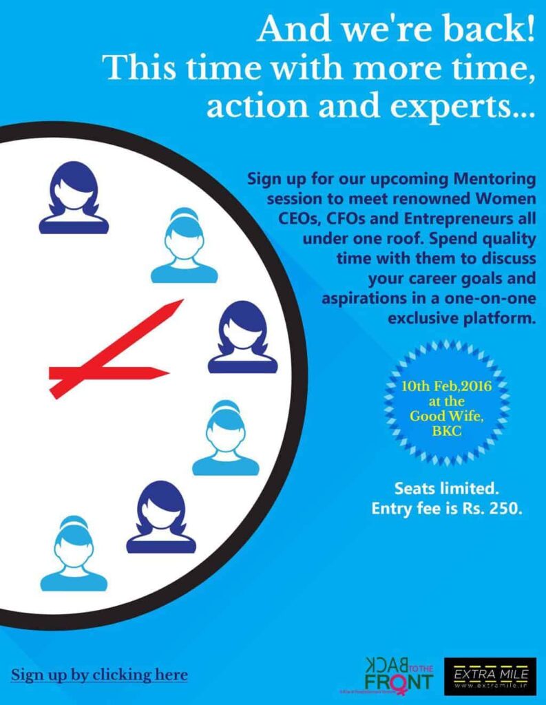 Speed Mentoring By Back To The Front – Sumankher.com